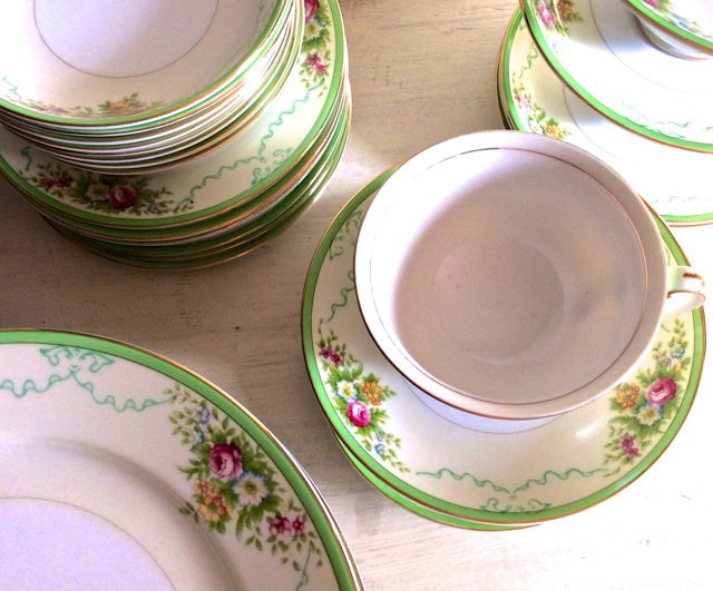 Vintage Feature - Mixing and Matching with a New Set of Vintage China ...