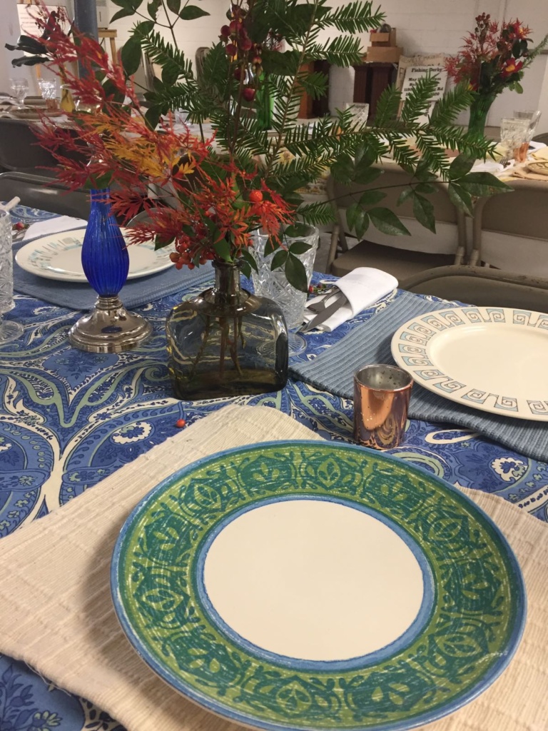 Southern Vintage Table Event - Colorful Thanksgiving Tables - Southern ...