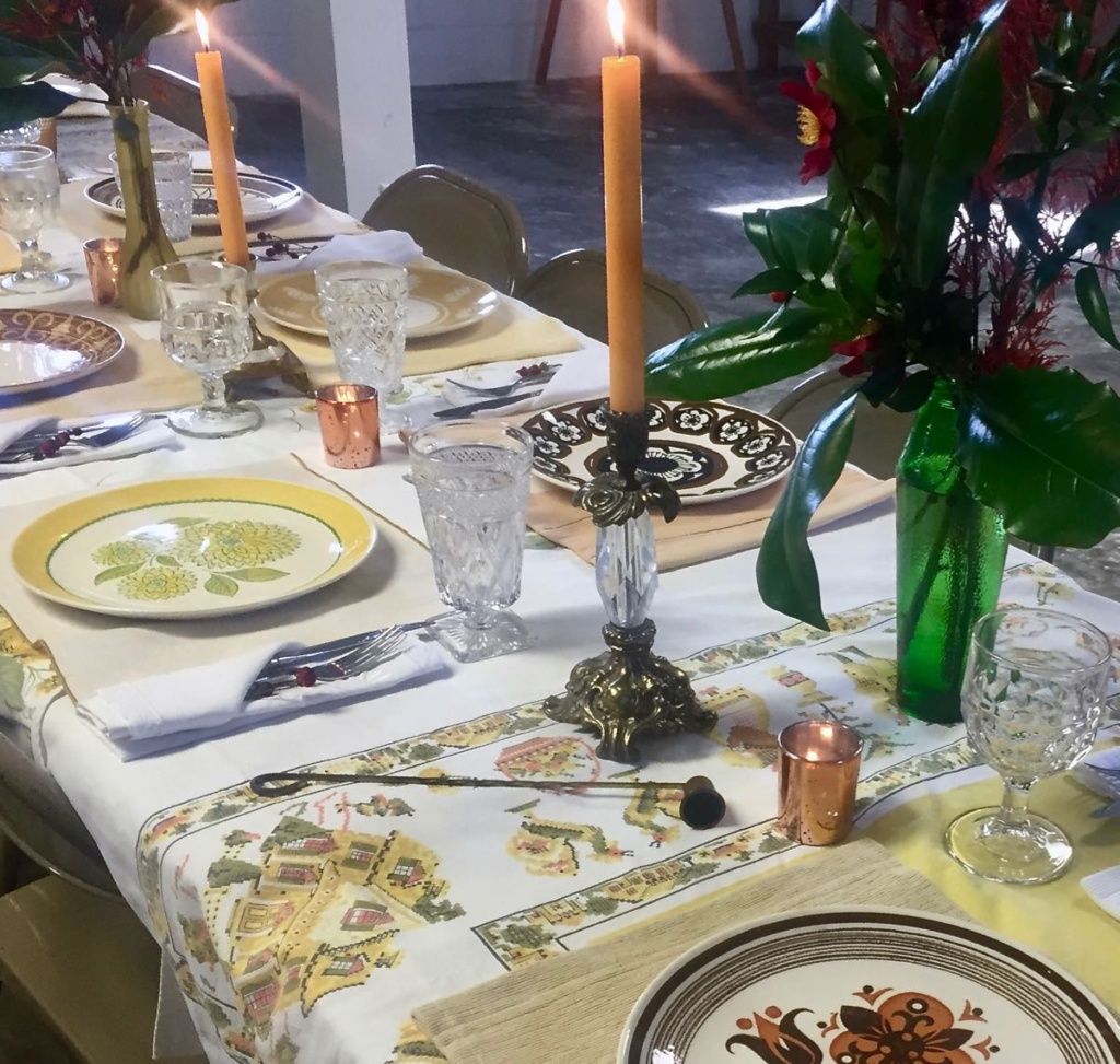 Southern Vintage Table Event - Colorful Thanksgiving Tables - Southern ...