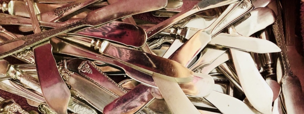 Vintage Feature - Shiny Vintage Silverplate - Southern Vintage Table