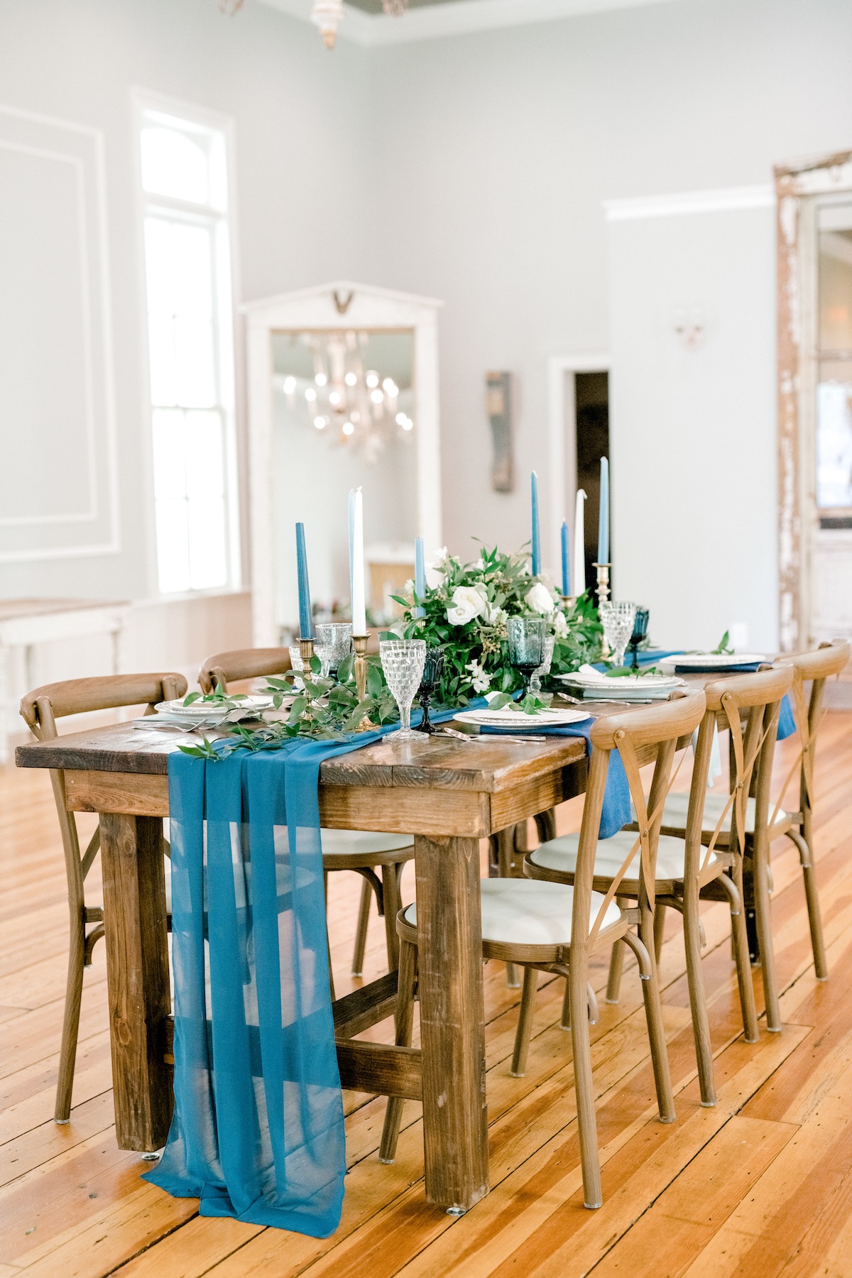 Southern Vintage Table Event - Blue Themed Styled Shoot, Take 2 ...