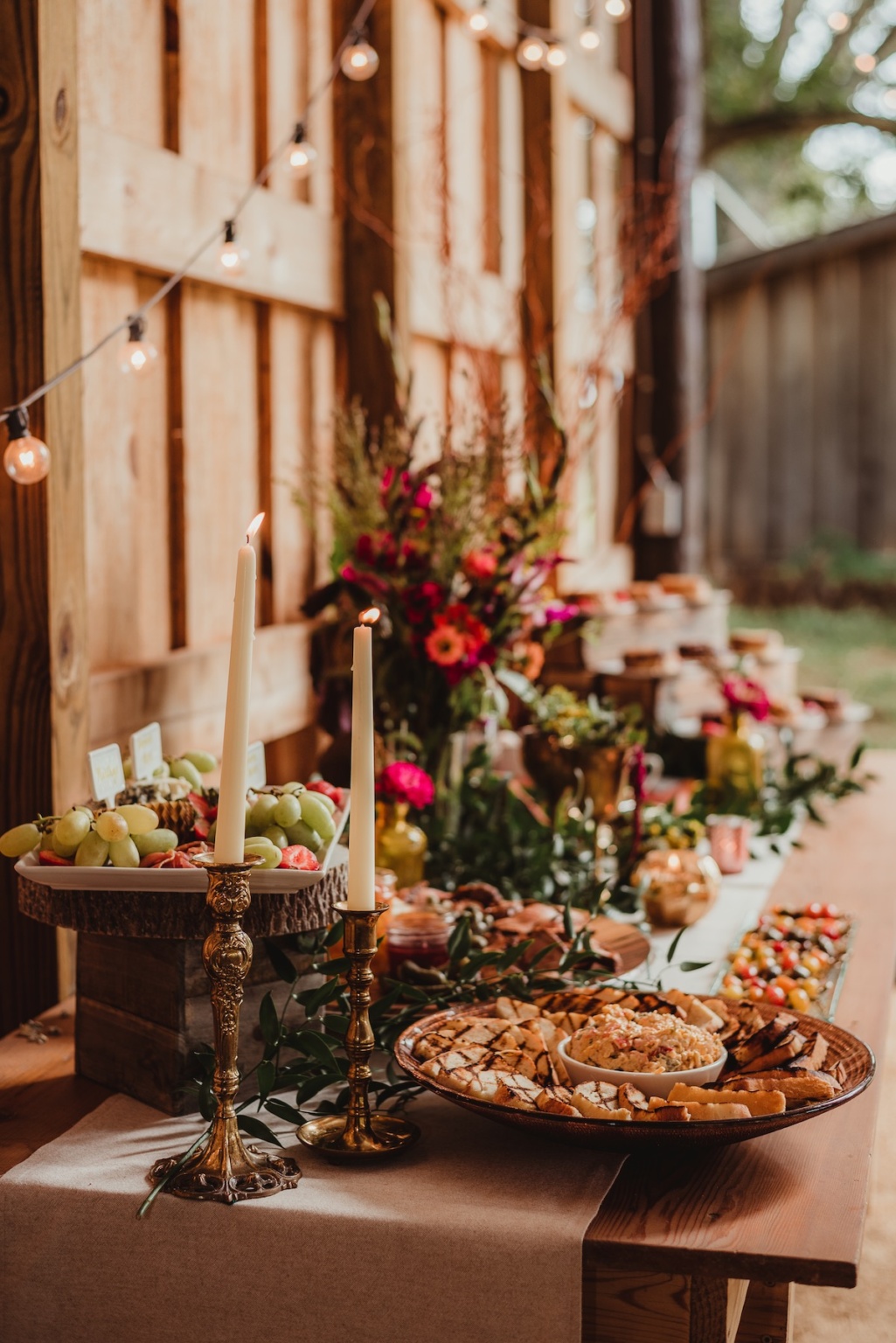 Styled Shoot - Boho Buffet & Bar at the Green Guild Challenge ...