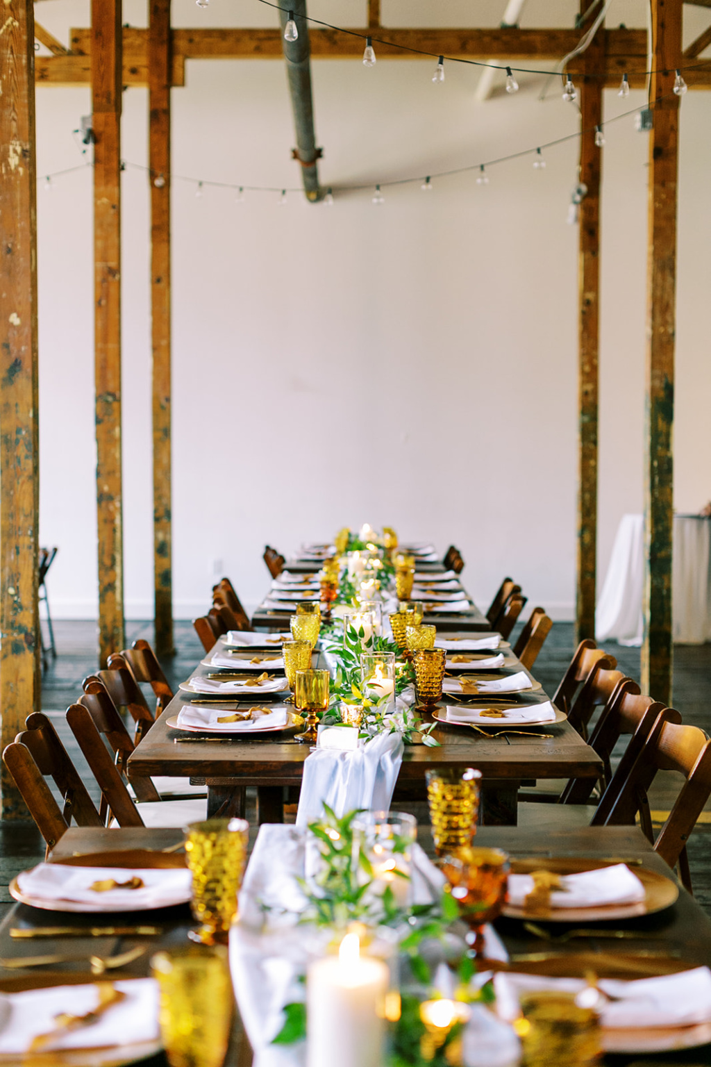 Southern Vintage Table Events - A Golden Wedding Day for Ashlan and ...