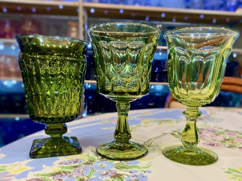 Vintage Amber goblets Archives - Southern Vintage Table